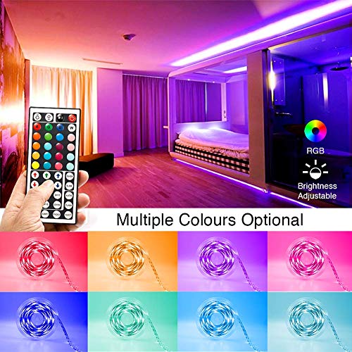 phopollo Led Strip Lights Color Changing 16.4ft Flexible 5050 RGB Led ...