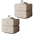 Amazon.com: SOBOUR Creativity Night Stand Wood Bedside Tray Table ...