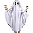 Amazon.com: Noubeau Unisex Kid Ghost Costume Girl Halloween Fancy Dress ...