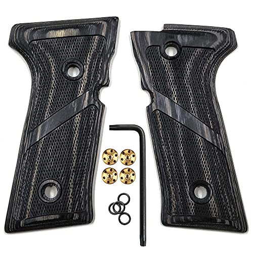 Cool Hand Wood Grips for Beretta Vertec, M9A3, 92X, Custom Golden ...