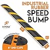 Speed Bump Strip - 6 Ft Rubber Speed Humps with Modular Interlocking ...