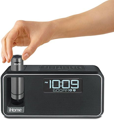 iHome - iKN105BC Dual Charging Bluetooth Stereo Alarm Clock Radio ...
