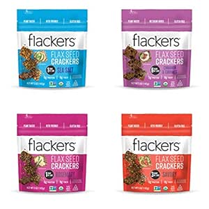 Amazon.com: Doctor In The Kitchen Flackers Gluten Free Flax Seed ...