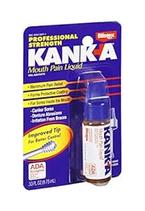 Amazon.com : Kank-A Mouth Pain Liquid Professional Strength 0.43 oz ...
