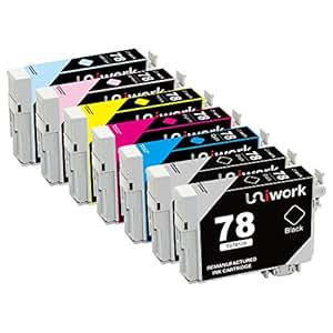 Amazon.com: Uniwork 78 Ink Cartridge remanufactured for Epson 78 T078 ...