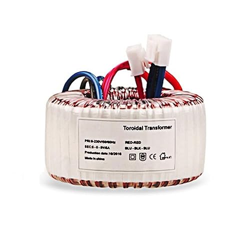 ATO 50VA Toroidal Transformer, Single Phase Stable Toroidal Transformer Amplifier,120V to 2 * 6V ...