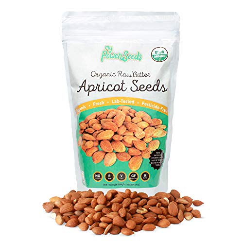 Certified Organic Bitter Apricot Seeds by My Power Seeds (1 pound bag ...