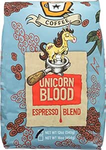 Amazon.com : Dark Matter, Coffee Unicorn Blood Espresso Blend Whole ...