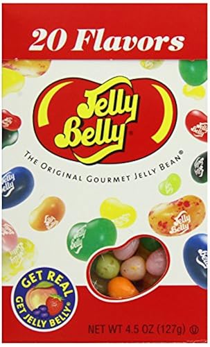 Jelly Belly Jelly Beans, 20 Flavors, 4.5-oz Flip Top Box, 12 Pack in ...