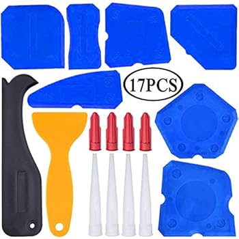 Cramer Silicone Sealant Caulk Grout Finishing Tool 7 Piece Kit with ...