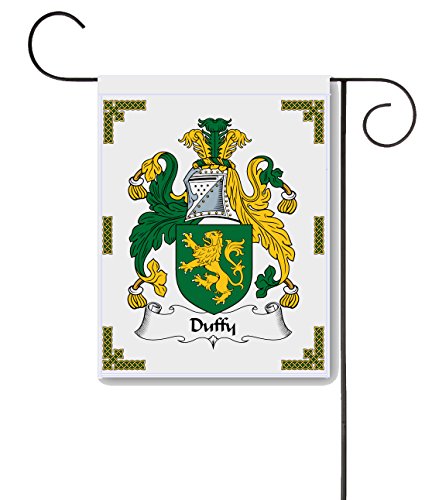 Duffy Coat of Arms/Duffy Family Crest 11 X 15 Garden Flag – Made in the ...