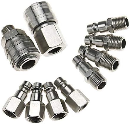 Sukudon 10 pcs Air Line Connectors Euro Airline Hose Compressor ...