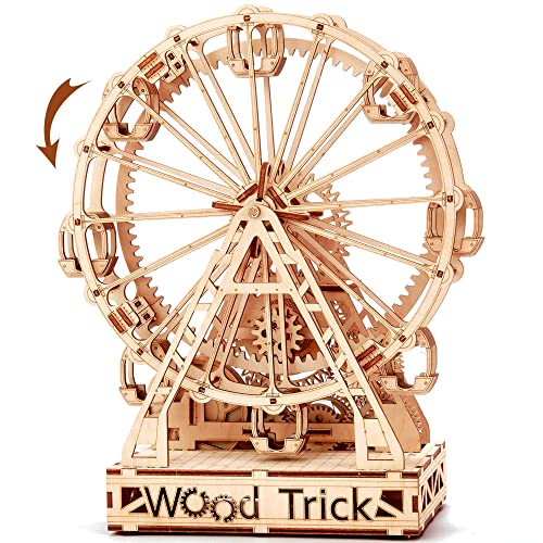 Wood Trick Ferris Wheel Rotating Mechanical Model - 3D Wooden Puzzles ...