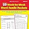 Amazon.com: 20 Week-by-Week Word Family Packets: An Easy System for ...