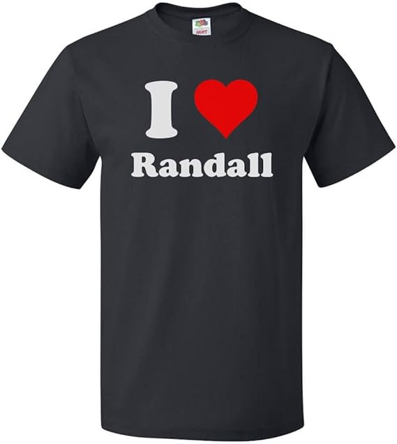 Amazon.com: ShirtScope I Love Randall T Shirt I Heart Randall Tee: Clothing