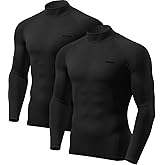 Amazon.com: Skins Men's Thermal Long Sleeve Compression Top with Zip ...
