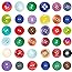 Amazon.com: 400 Pieces Assorted Buttons For Crafts Mixed Color Resin ...