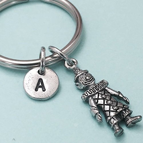 Amazon.com: Clown keychain, clown charm, circus keychain, circus charm ...