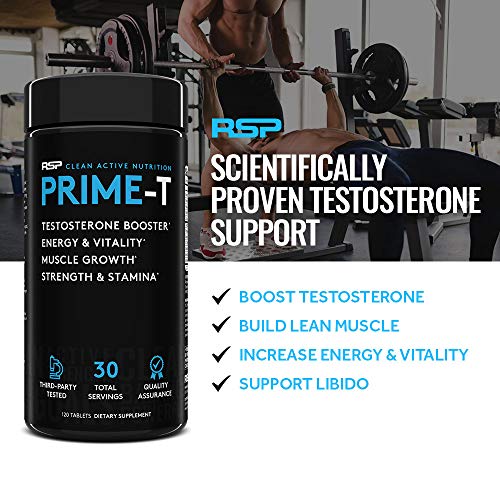 RSP Testosterone Booster For Men Prime T 120 Caps Natural Test RSP Testosterone Booster For Men Prime T 120 Caps Natural Test