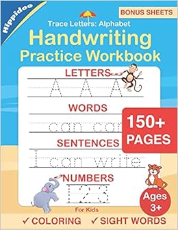 Trace Letters: Alphabet Handwriting Practice workbook for kids ...