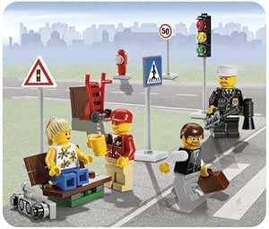 LEGO City 8401 - Minifiguras y señales de tráfico: Amazon.es: Juguetes ...