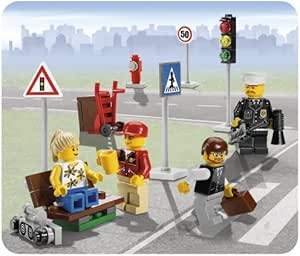 LEGO City 8401 - Minifiguras y señales de tráfico: Amazon.es: Juguetes ...