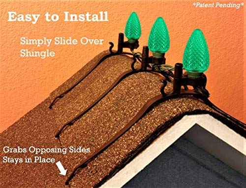 Xmas Light Clips For Flat Roof