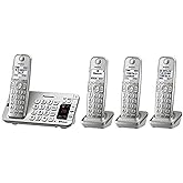 Amazon.com : Panasonic Link2Cell Bluetooth Cordless Phone System with ...