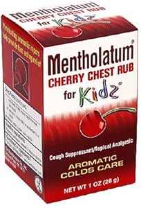 Amazon.com: Mentholatum Ointment, Cherry Chest Rub For Kids, 1-Ounce ...