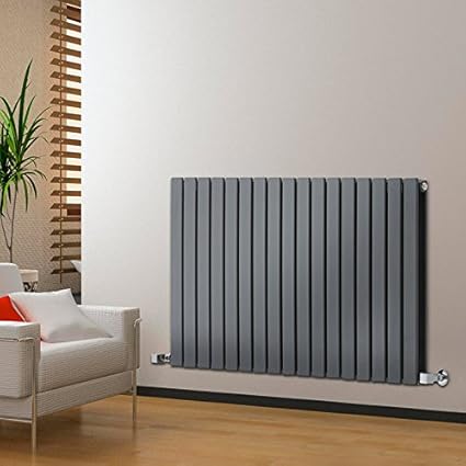 Milano Alpha - Horizontal Slim Column Flat Panel Designer Radiator ...
