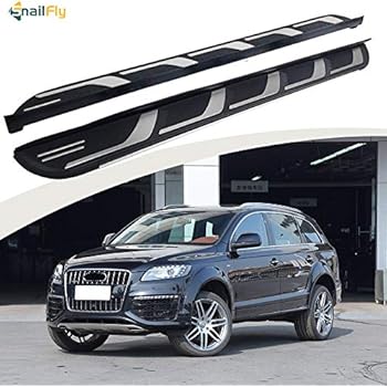 Amazon.com: SnailAuto Running Boards Side Step Nerf Bar Fit for Audi Q7 ...