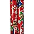 Amazon.com: SUPER MARIO BROS. 2 Rolls Holiday Christmas Wrapping Paper ...