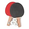 JOOLA Essentials Duel 2-Player Table Tennis Racket Set with 2 Ping Pong ...
