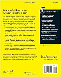 DJing For Dummies: John Steventon: 9781118937280: Amazon.com: Books