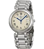 Amazon.com: Longines PrimaLuna Silver Dial Stainless Steel Ladies Watch ...
