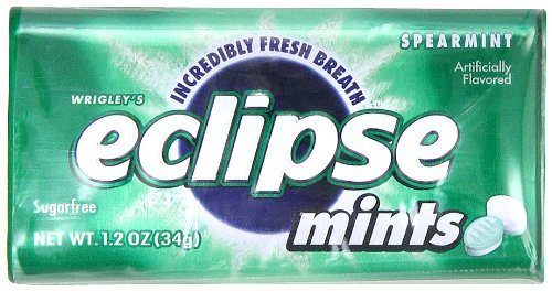 Eclipse Spearmint Sugarfree Mints,1.2-Ounce Boxes (Pack of 8) - Want It All