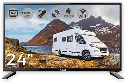AKAI 12V TV 24 Smart HD LED Television | Satellite Receiver Freeview HD ...