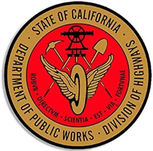 Amazon.com - California Public Works Seal Sticker (Decal Logo ca cali ...