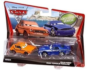 Disney Cars 2 Movie Grem & Damaged Rod Torque Redline 2 Pack: Amazon.co ...