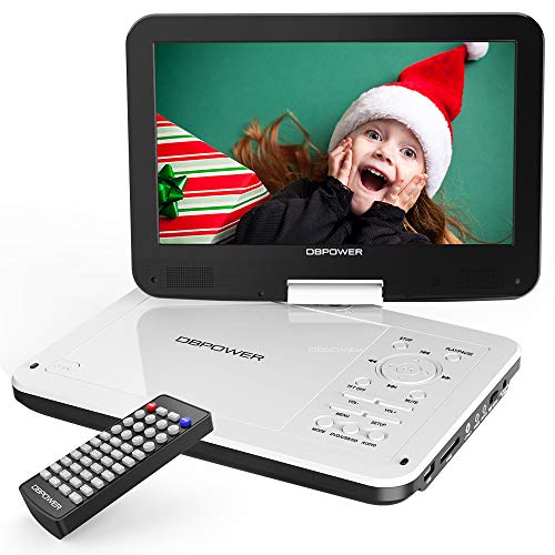 DBPOWER 12" Portable DVD Player with 5-Hour Rechargeable Battery for ...