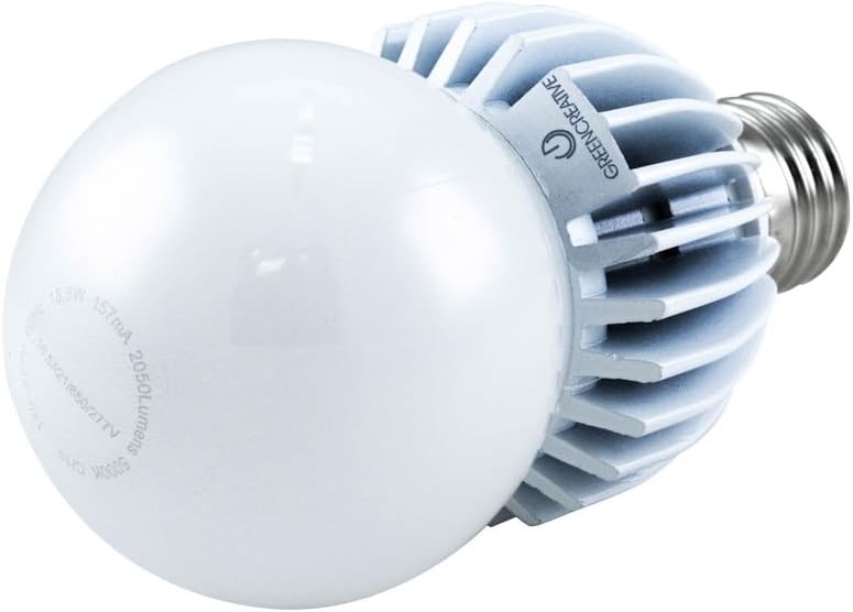 Green Creative Non-Dimmable 18.5 Watt, 120-277 Volt 5000K A-21 LED Bulb ...