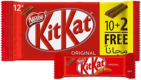 Nestle KitKat 2 Finger Milk Chocolate Wafer 17.7g , Promo Pack of 12 ...