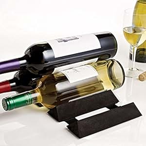 Amazon.com: Design Ideas Wine Chock Foldable Tabletop Wine Rack Holder ...