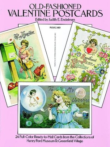Old-Fashioned Valentine Postcards: 24 Full-Color Ready-to-Mail Cards ...