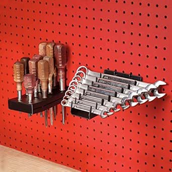 Full Metal Pegboard Screwdriver (Small & Medium) Holder & Wrench Holder ...