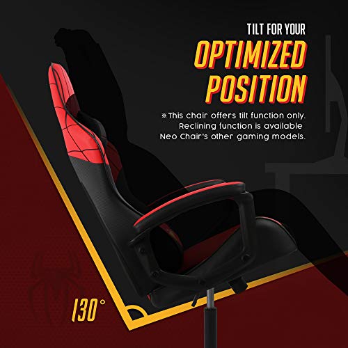 Marvel Spider-Man Gaming Chair High End Ergonomic Neck Lumbar Support ...