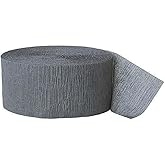 Amazon.com: Premium Black Crepe Paper Streamer - 81 ft (1 Pc) - Perfect ...