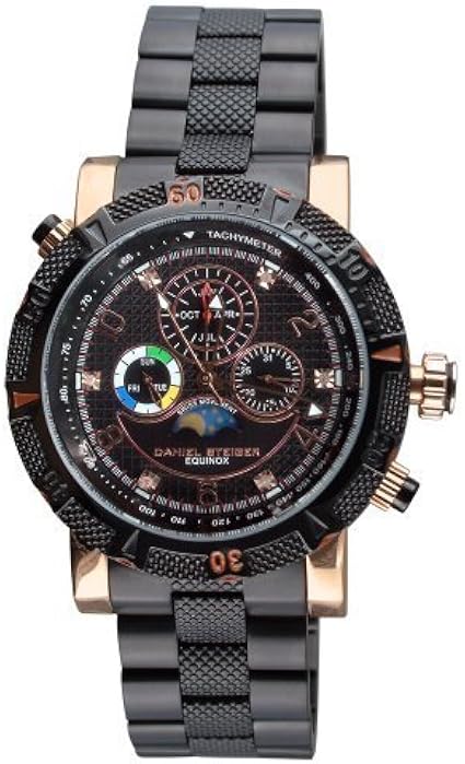 Daniel Steiger Men's 7058D-M Equinox Diamond Watch: Amazon.co.uk: Watches