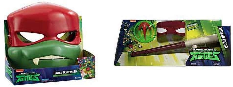 Teenage Mutant Ninja Turtles Role Play Mask And Weapon Bundle, Raph ...
