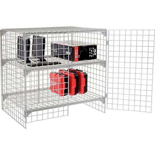Global Industrial Wire Mesh Security Cage, 48 X 24 X 48 on Galleon ...